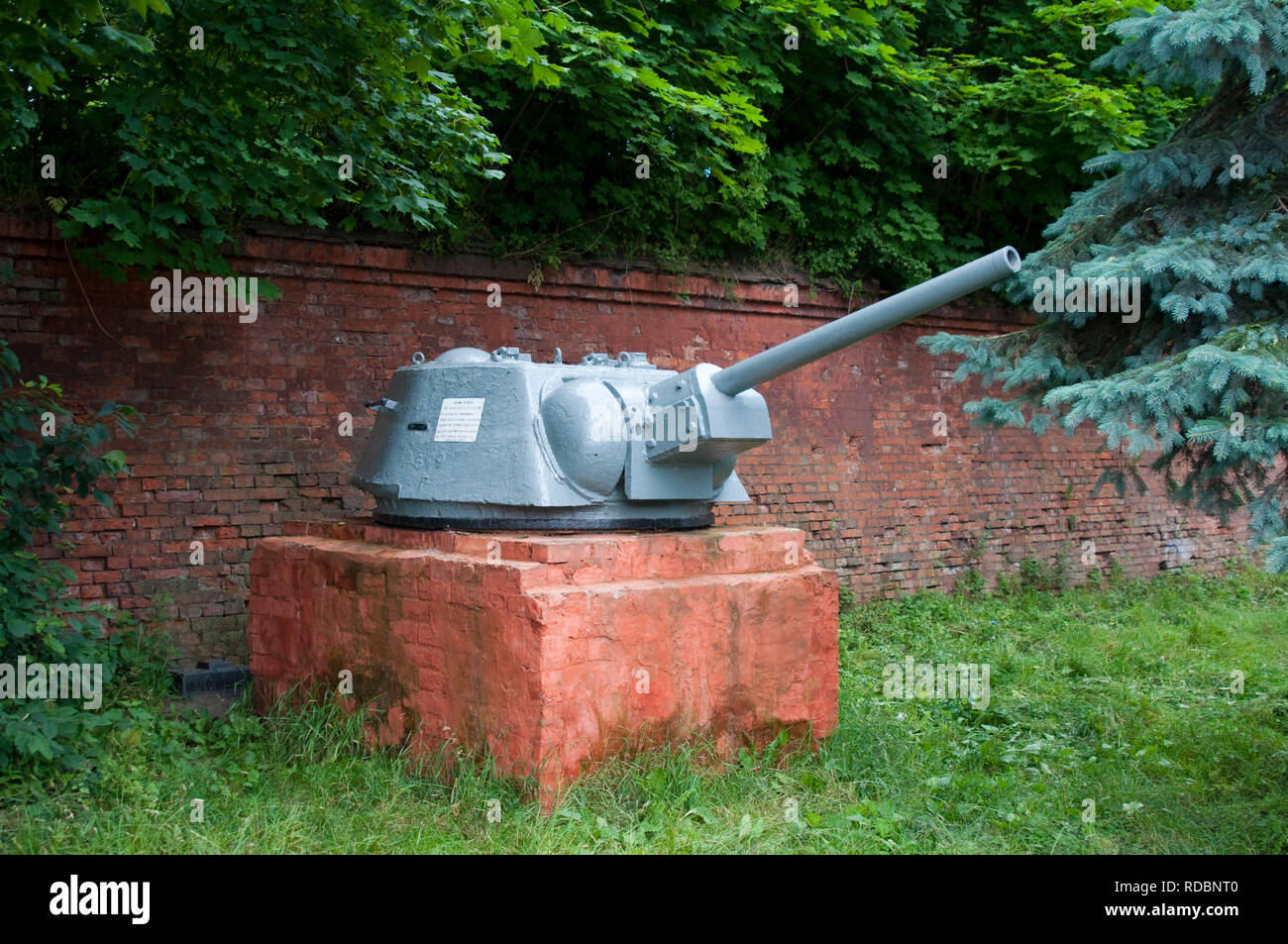 High resolution image. Tank turret. Monument to the tank. Second World ...