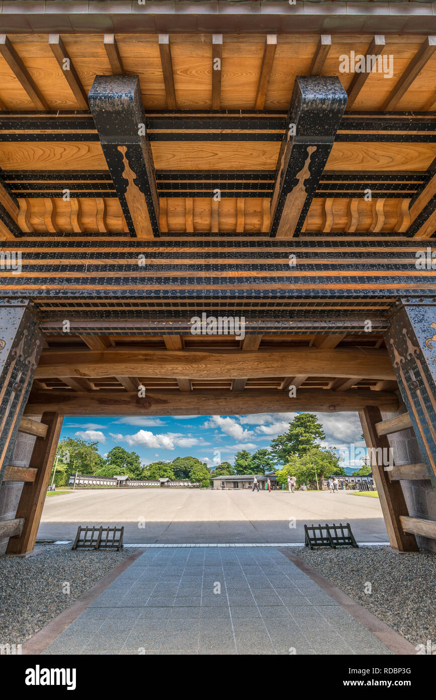 Kanazawa, Ishikawa, Japan - August 21, 2018 : Kahoku-mon Gate of ...