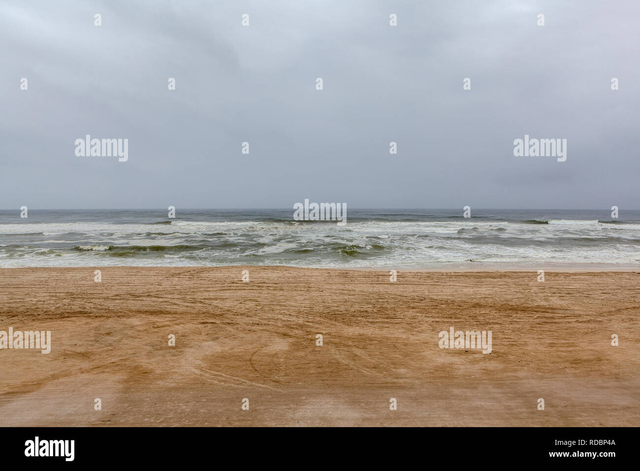 The Arabian Sea, and Dahariz beach, Salalah, Oman, during Khareef ...