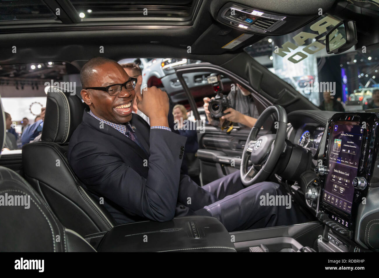 Detroit, Michigan - Michigan Lieutenant Governor Garlin Gilchrist tours ...
