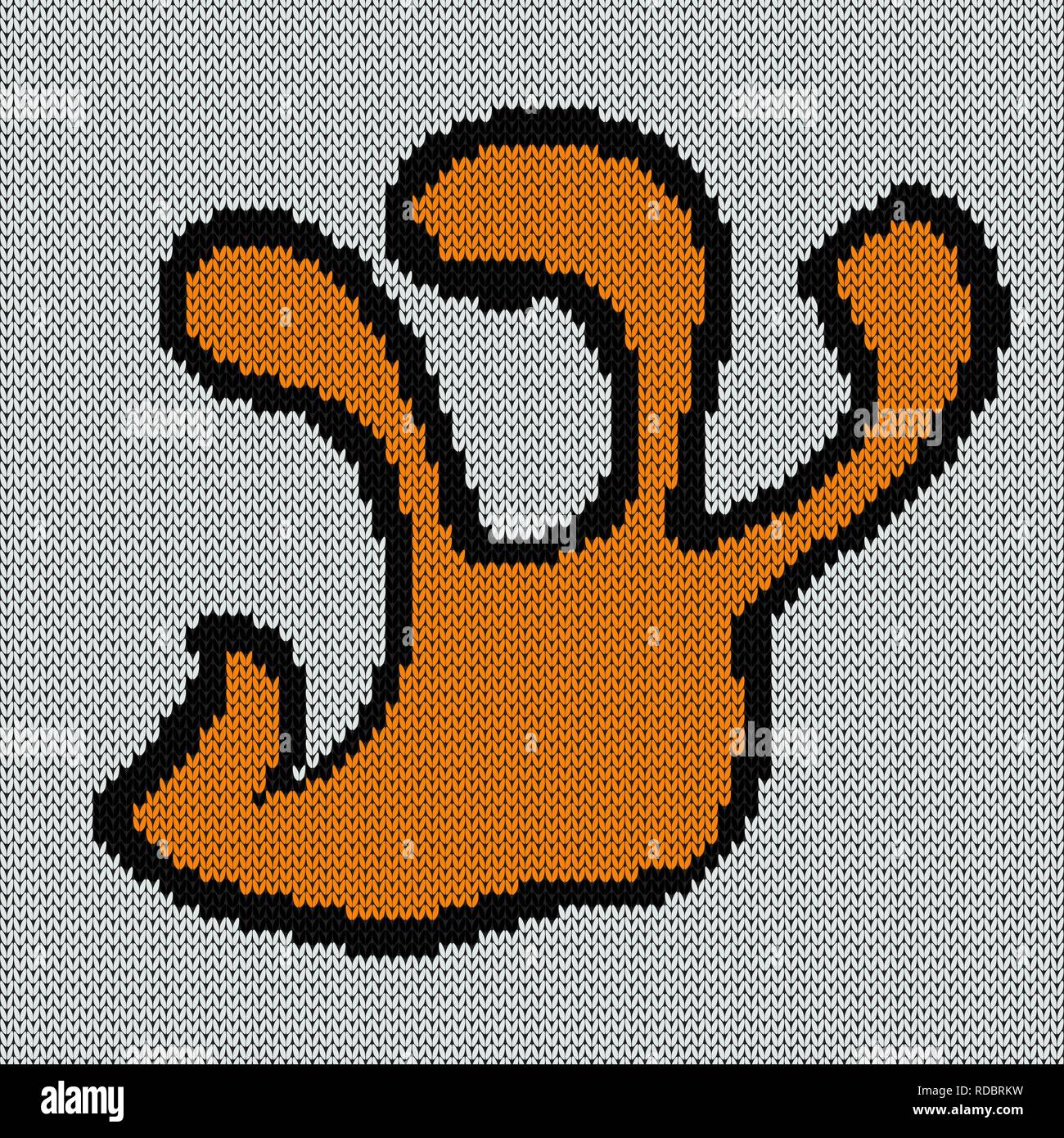 Animation left hand trying to grab something on the mute blue ...