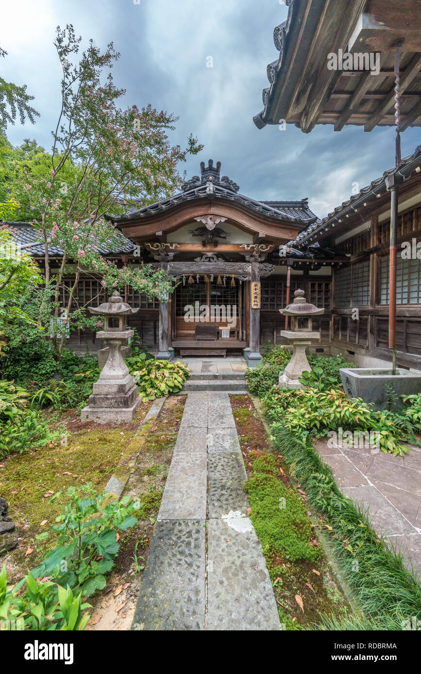 Kanazawa, Ishikawa Prefecture, Japan - August 23, 2018 : Kannon-do Hall ...
