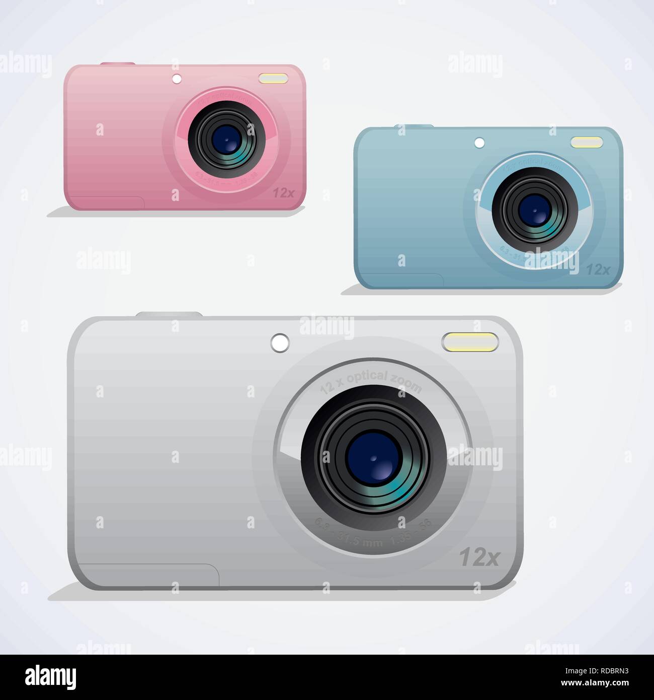 Digital camera vector hi-res stock photography and images - Alamy
