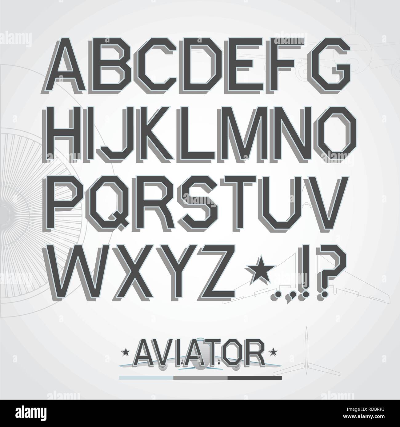 Typographic alphabet hi-res stock photography and images - Alamy