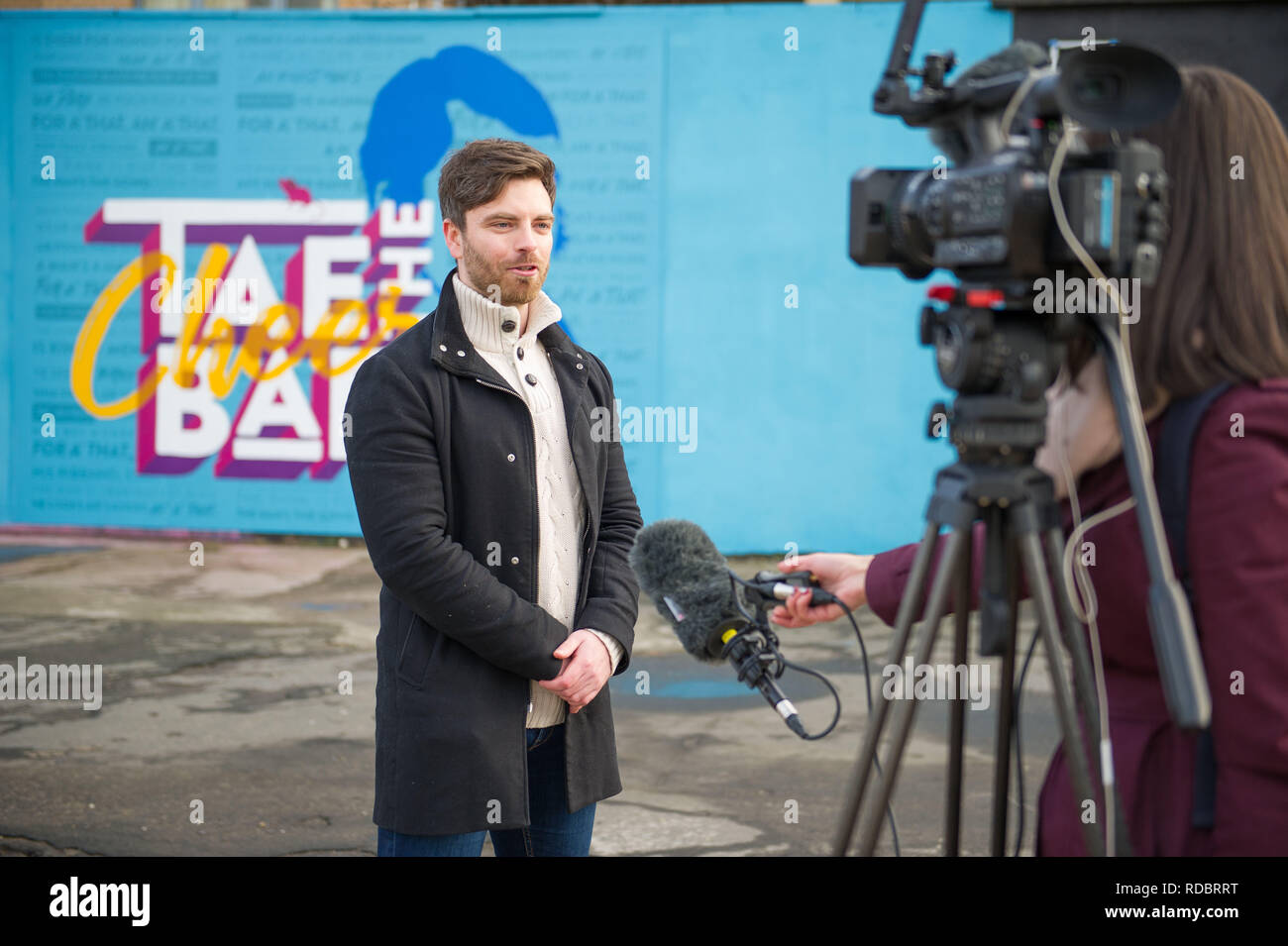 Glasgow, UK - 14th January 2019. Minister for Europe, Migration and ...