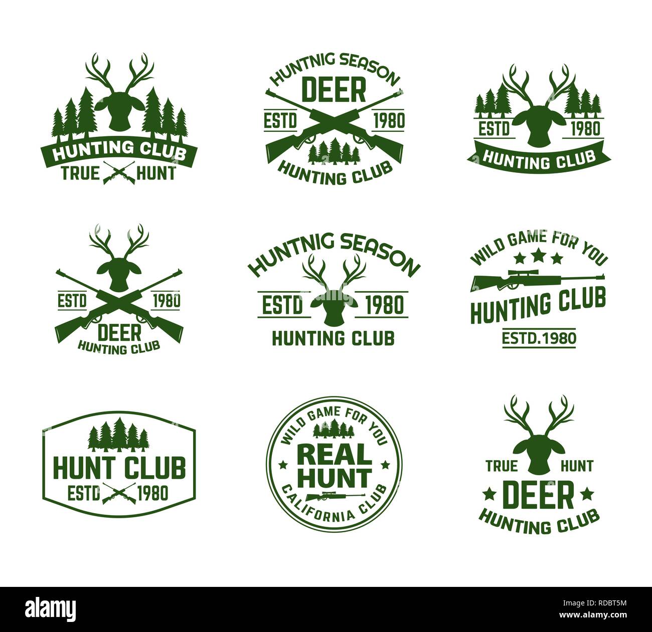 Wilderness badges Cut Out Stock Images & Pictures - Alamy