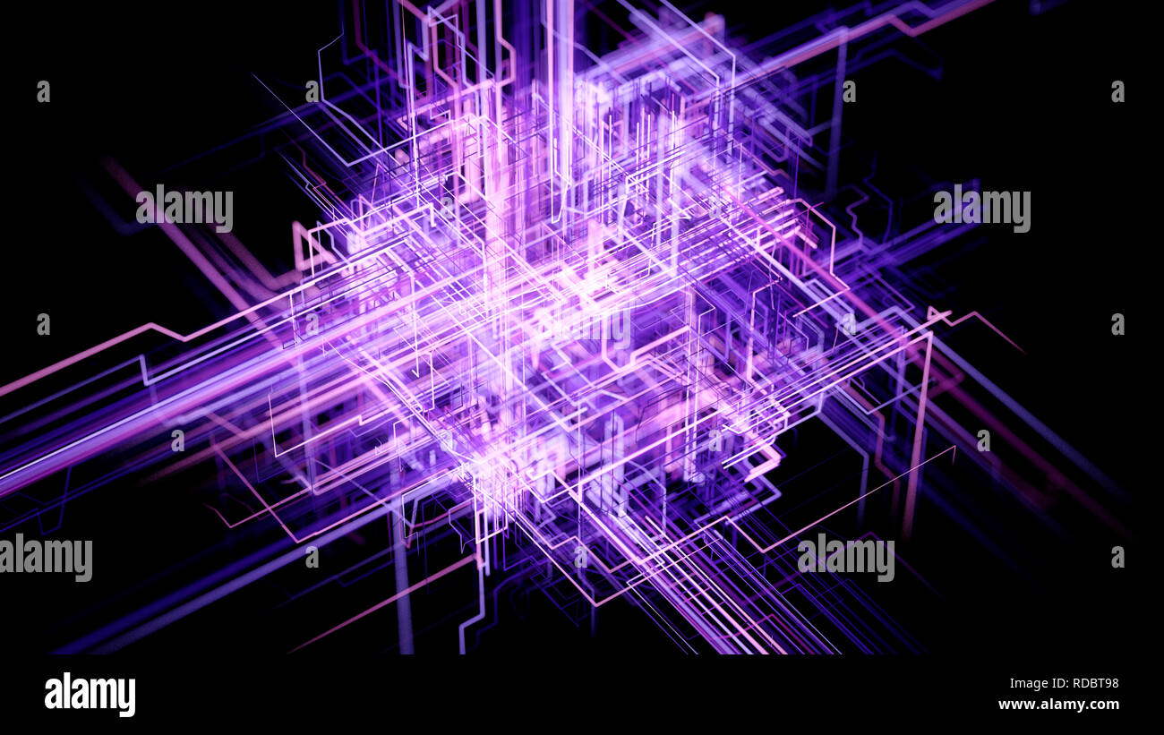 Digital Connectivity, Artificial Intelligence And Data Storage Concept ...