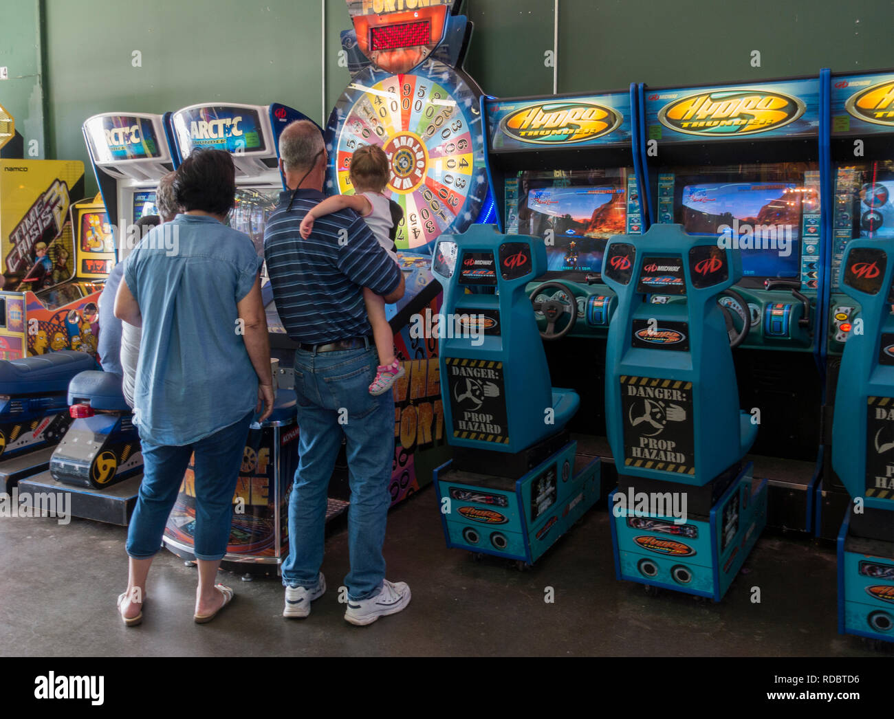 Arcade games in Weirs Beach New Hampshire Stock Photo - Alamy