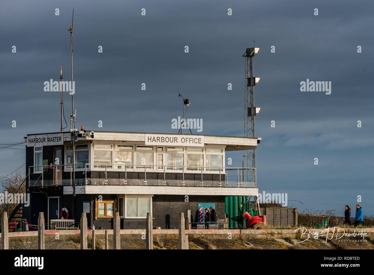 The Harbour Master's Office at Rye Harbour, Sussex Stock Photo - Alamy