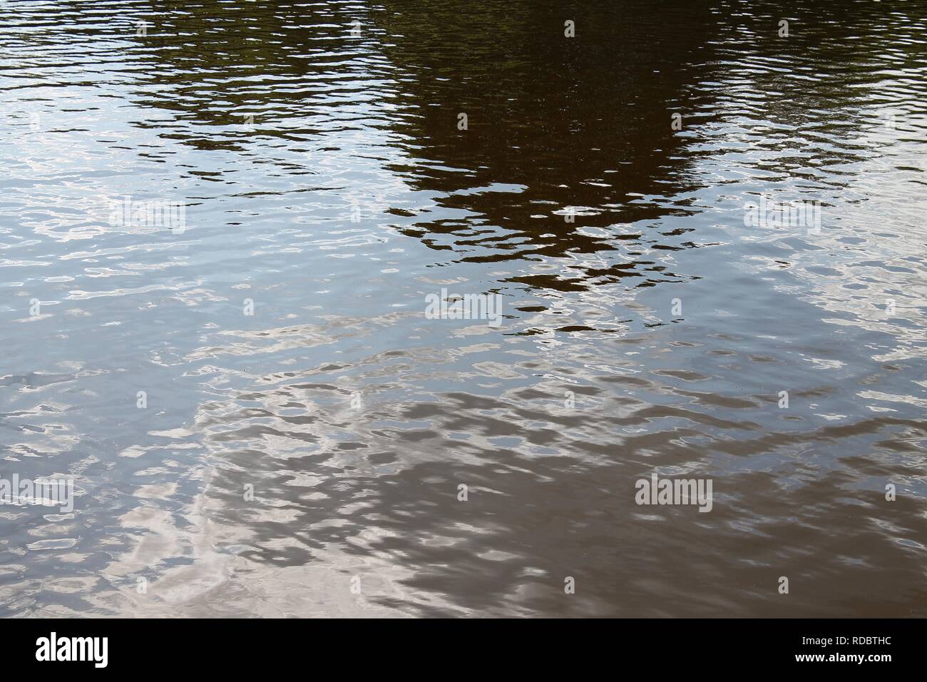 Close up surface of water and waves in the baltic sea and lake with ...