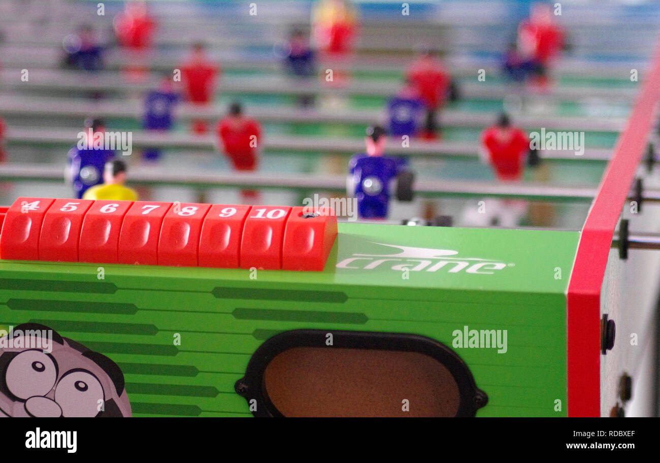 Crane table soccer hi-res stock photography and images - Alamy