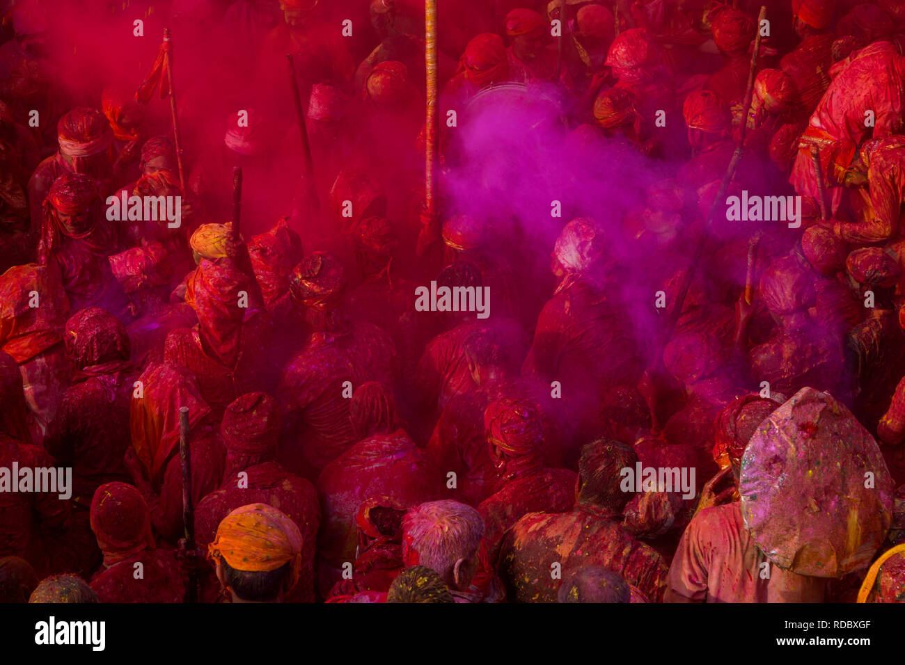 Indian festival of colours hi-res stock photography and images - Alamy