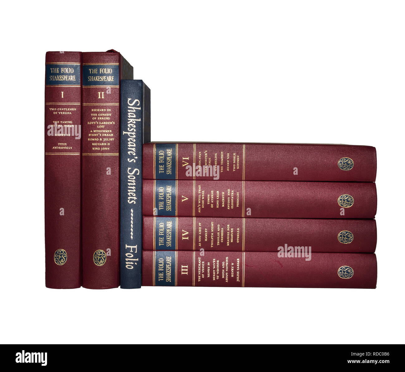 Shakespeare Book Covers Spines