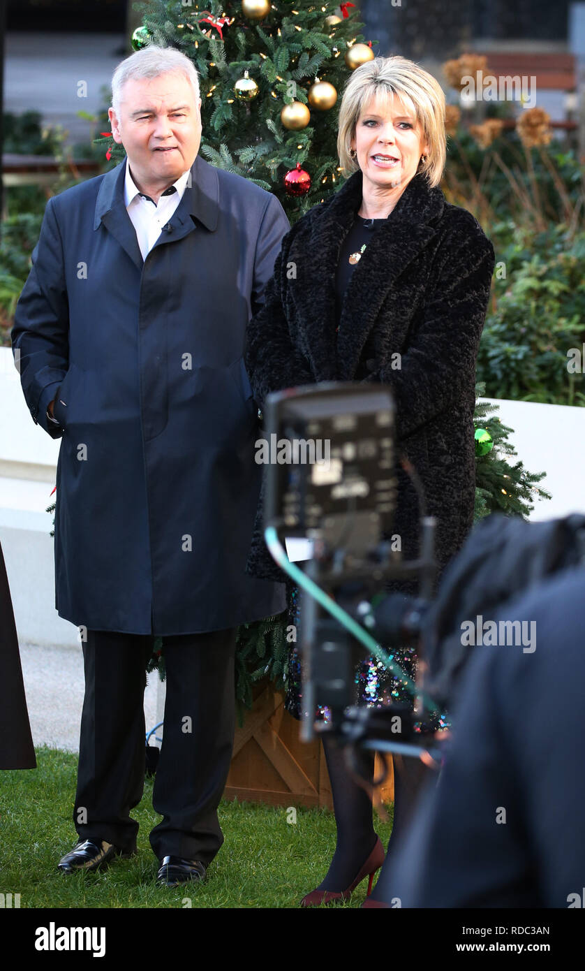 Ruth Langsford and Eamonn Holmes filming outside ITV Studios Featuring ...