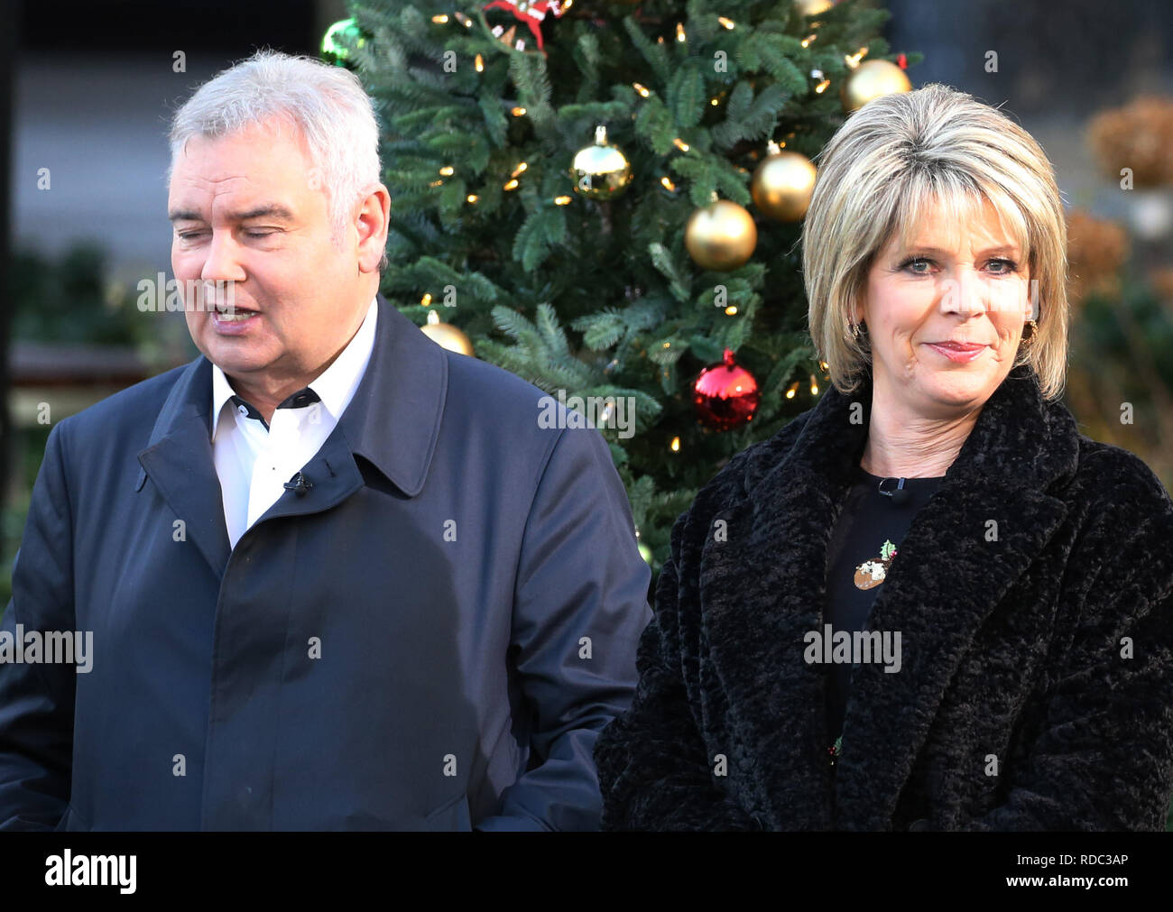 Ruth Langsford and Eamonn Holmes filming outside ITV Studios Featuring ...