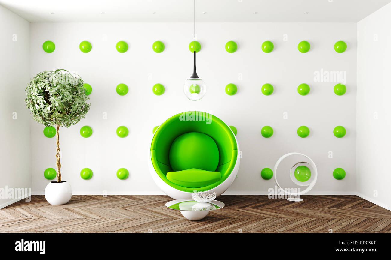 conceptual interior design. 3d rendering Stock Photo - Alamy