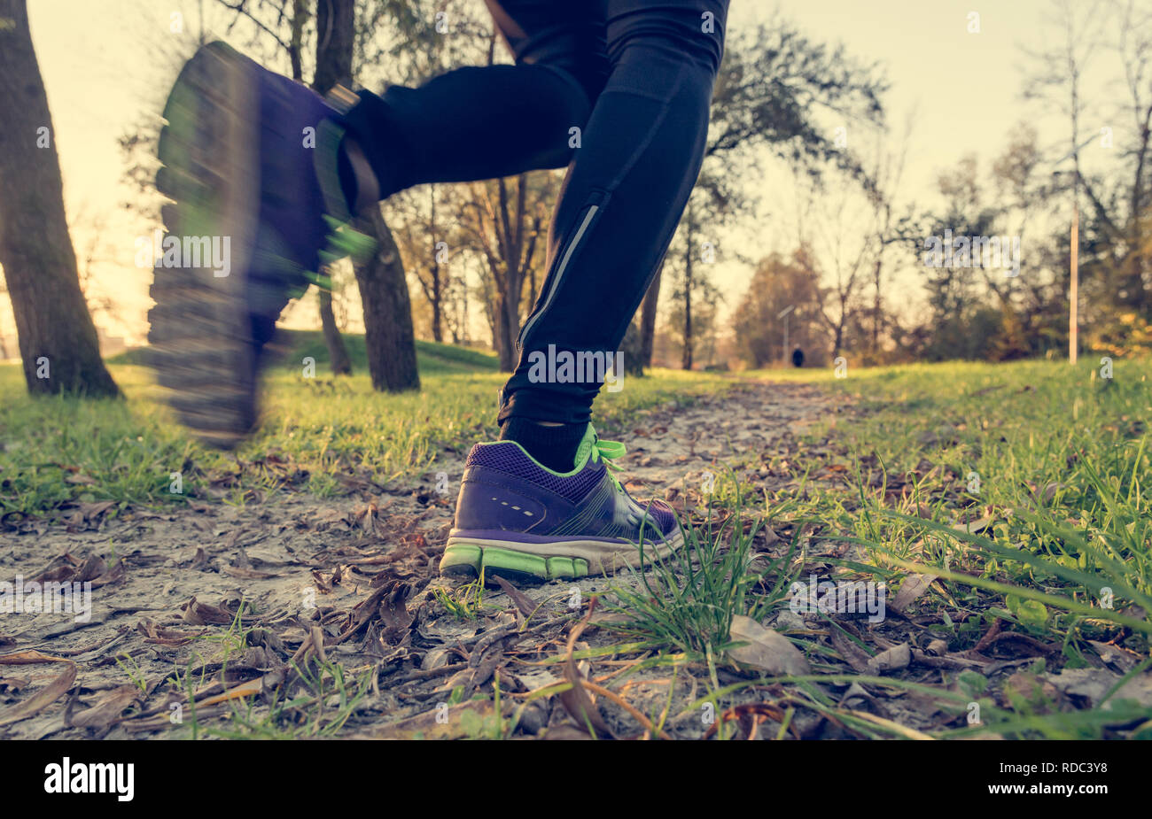 Healthy lifestyle means pleanty of outdoor activity such as running ...