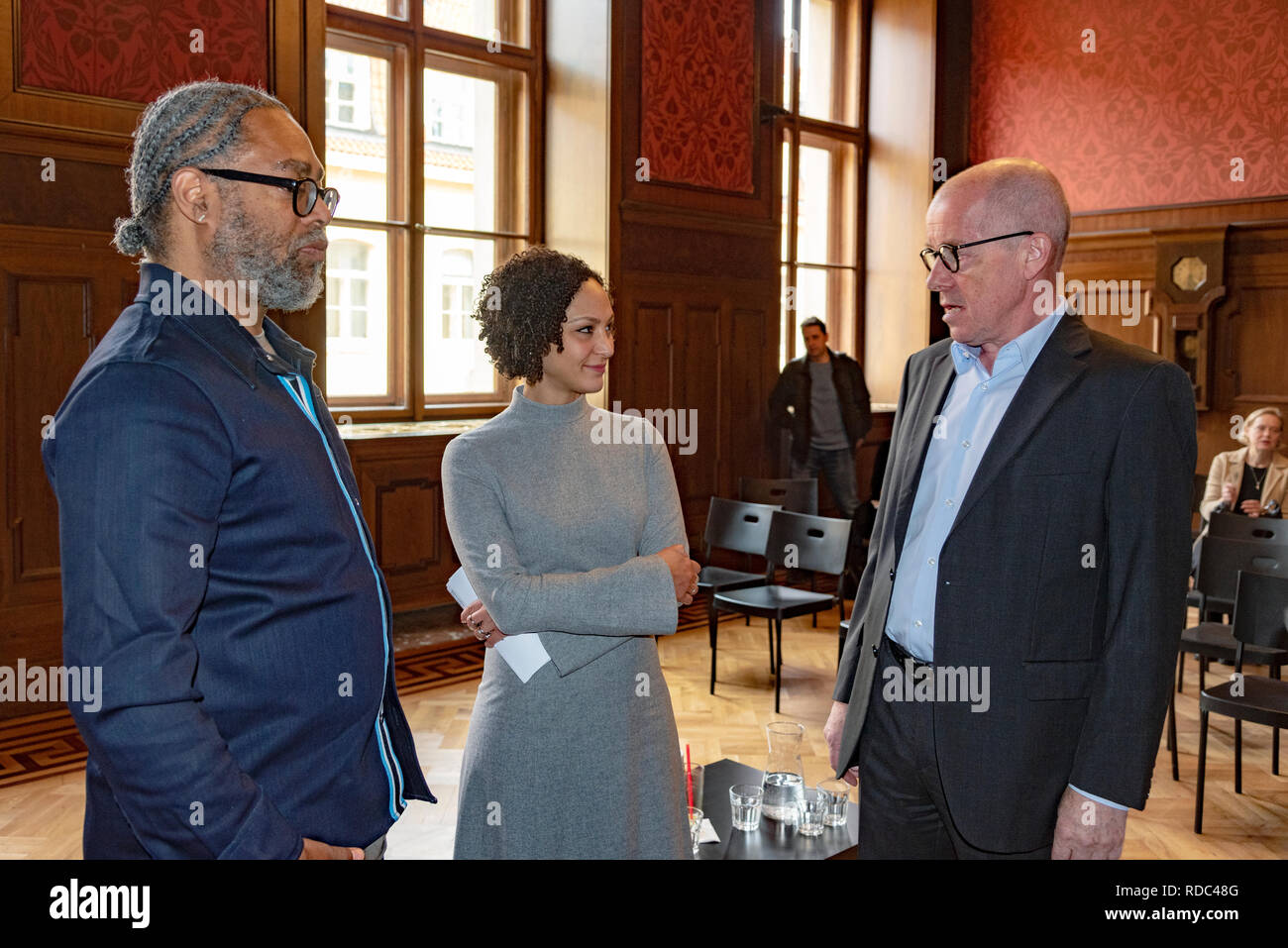 US artist Arthur Jafa during an introducing of the "A Series of Utterly ...