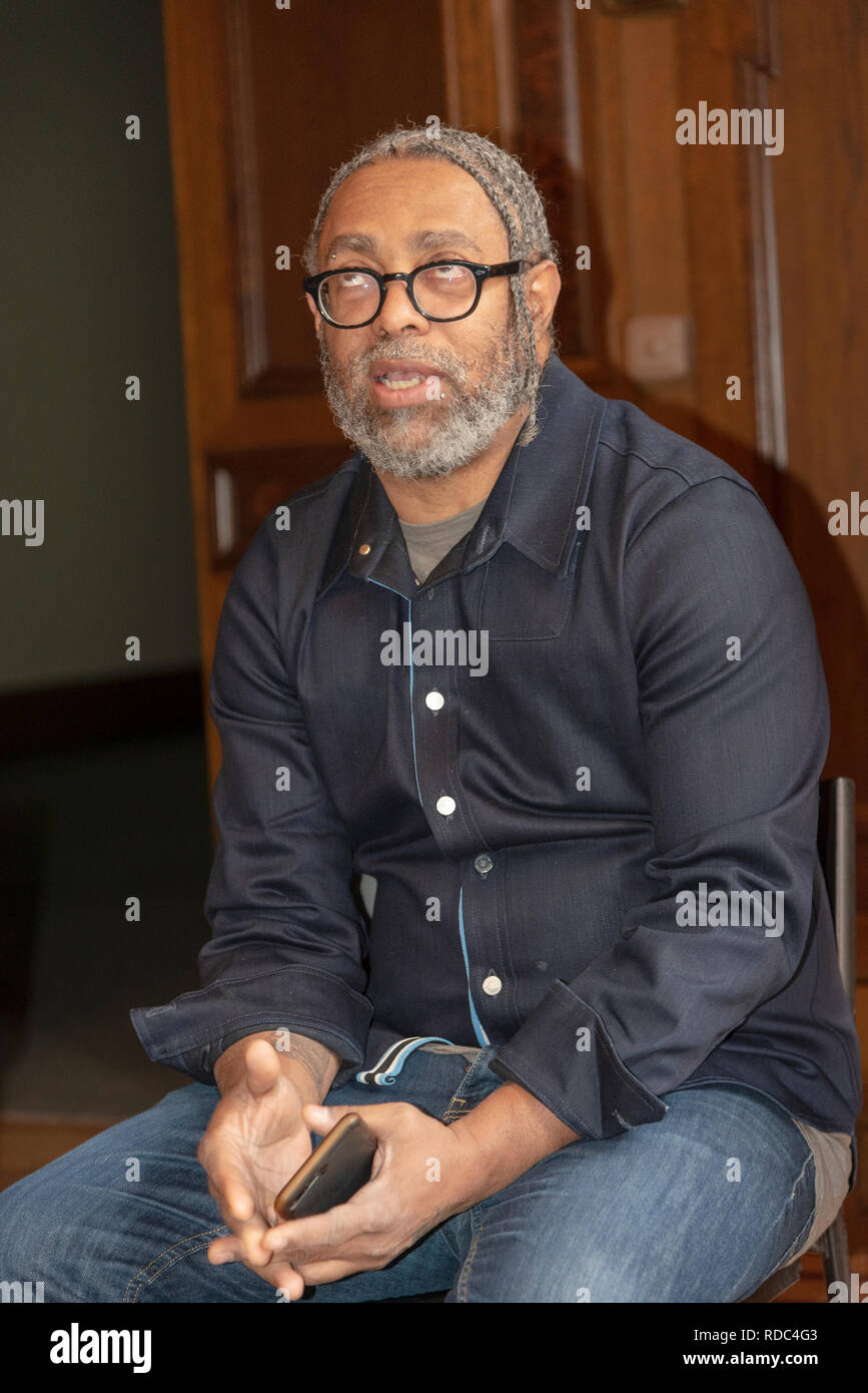 US artist Arthur Jafa during an introducing of the "A Series of Utterly ...