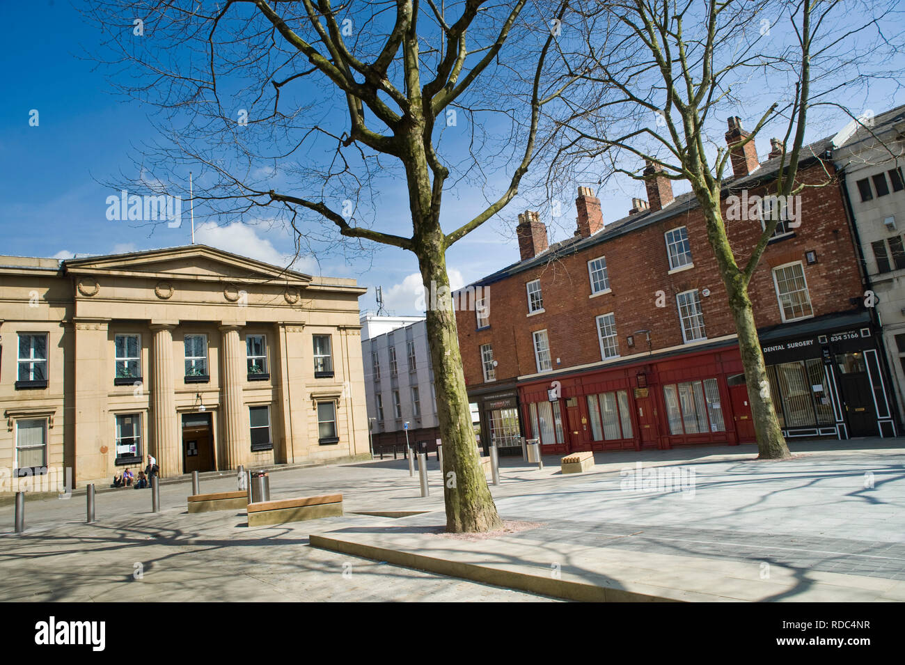 Salford Town Hall, Bexley Square, Salford, Manchester Stock Photo - Alamy