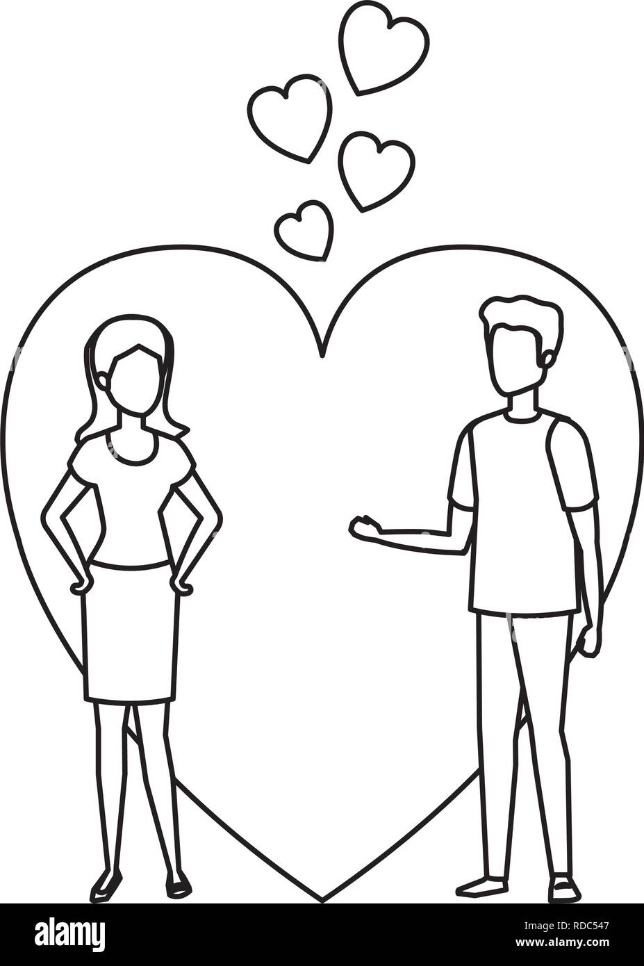 Floating together Stock Vector Images - Alamy