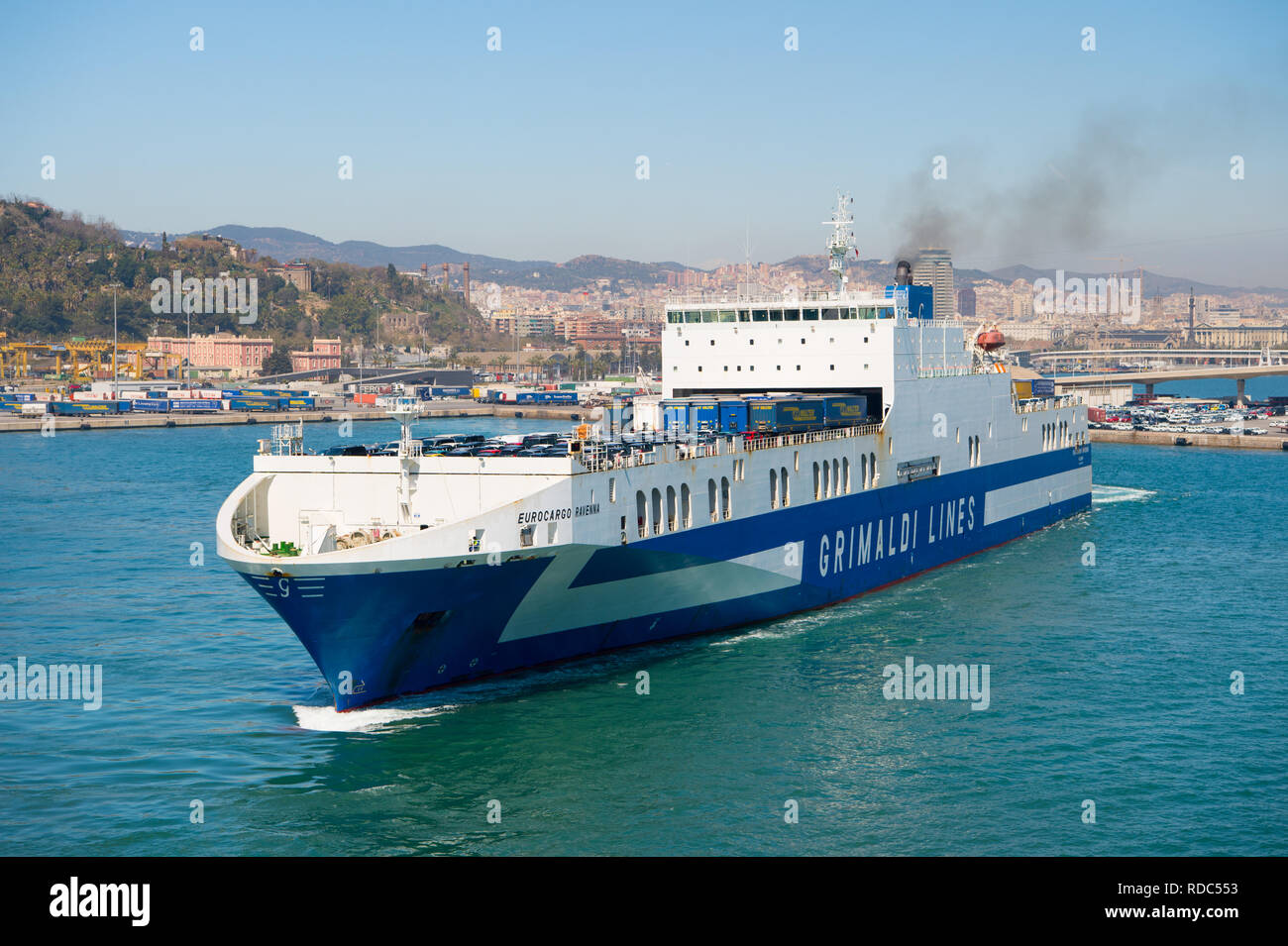 Grimaldi ferry spain hi-res stock photography and images - Alamy