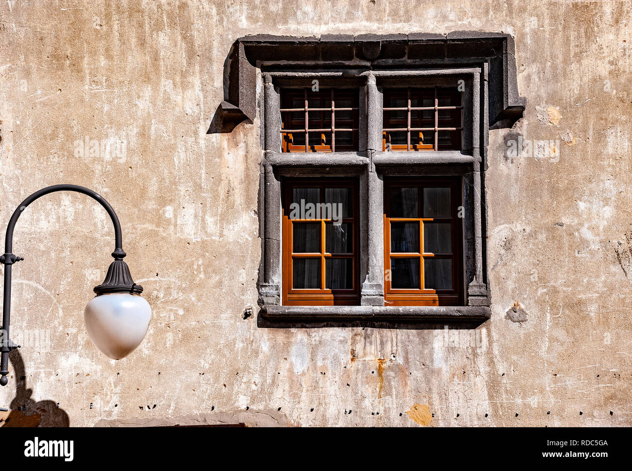 Italy Valle d'Aosta Bard window Stock Photo - Alamy