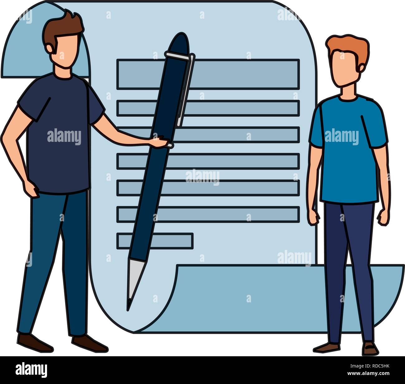 Documentation person Stock Vector Images - Alamy