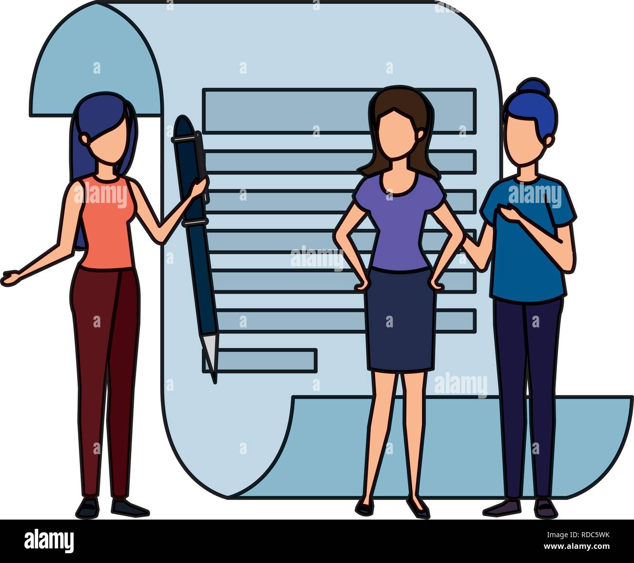 Employment details Stock Vector Images - Alamy