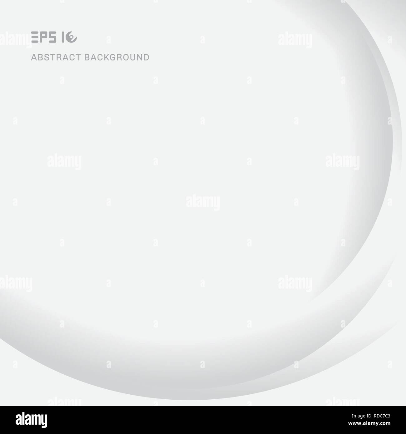 Abstract element modern curve texture smooth white background with ...