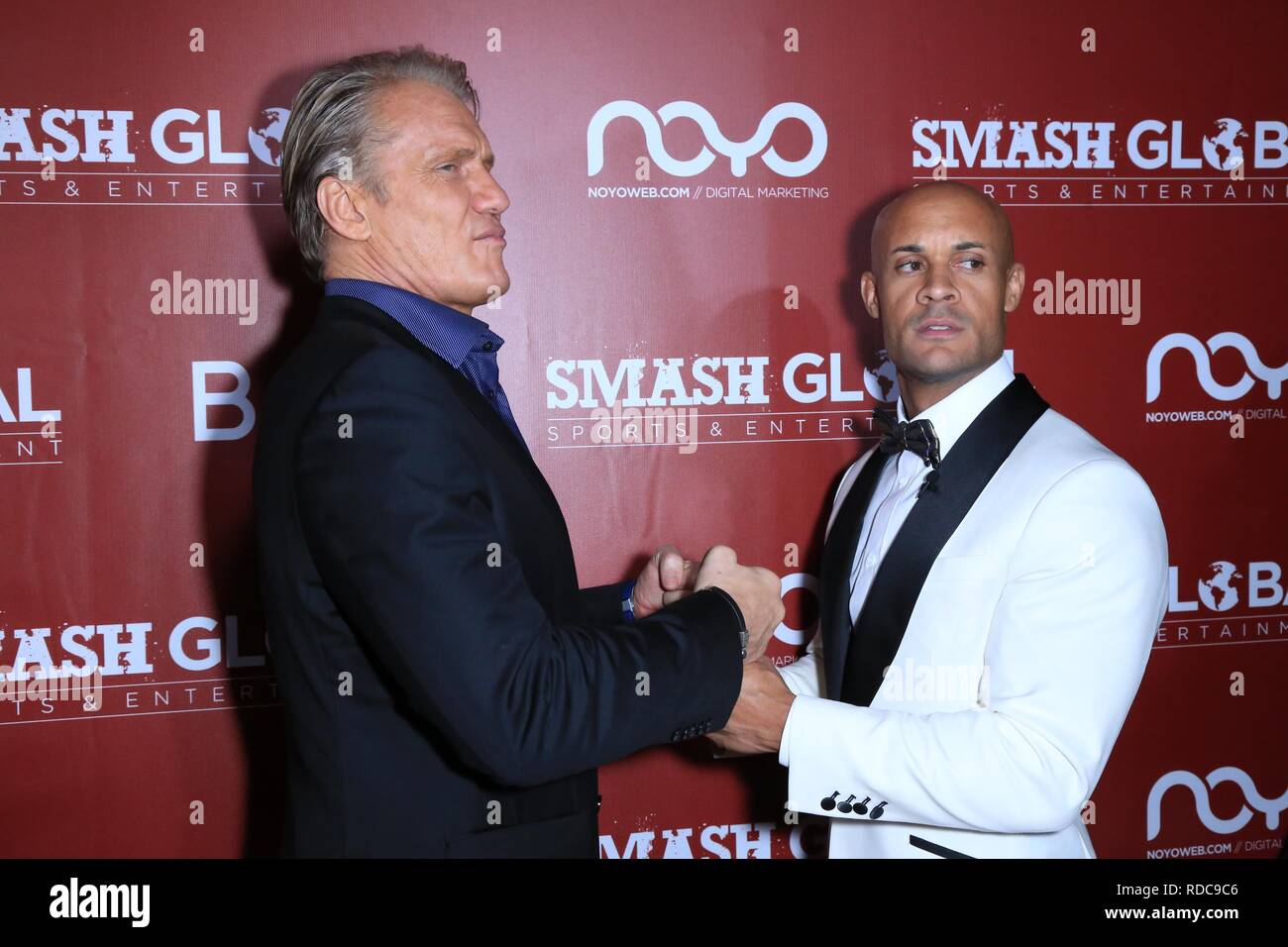 Celebrities arrive for the Smash Global 8 Black Tie Fight Night ...