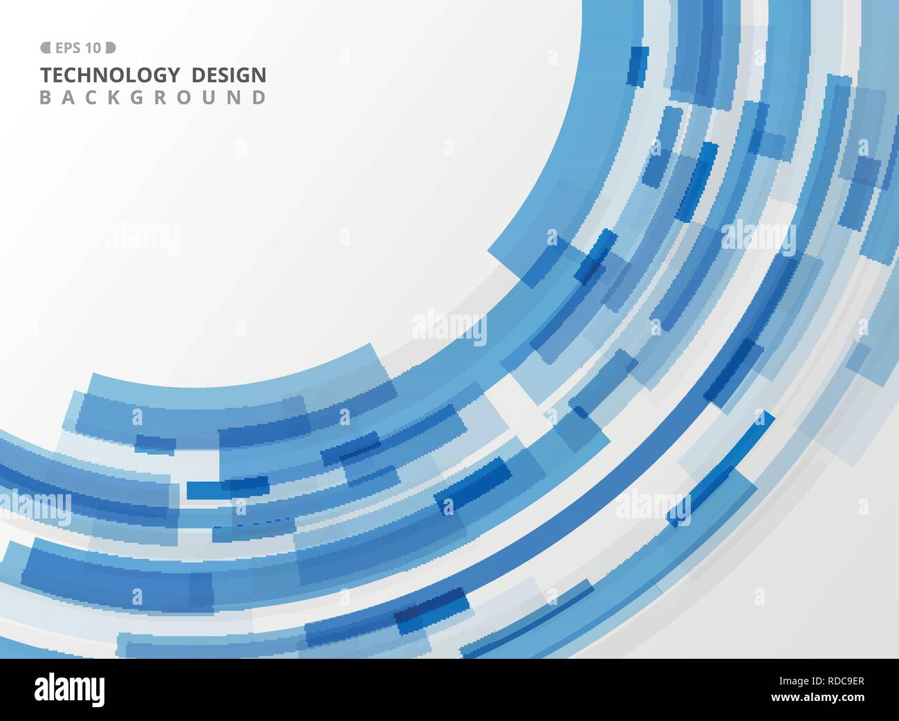 Abstract technology blue stripe line geometric background, vector eps10 ...
