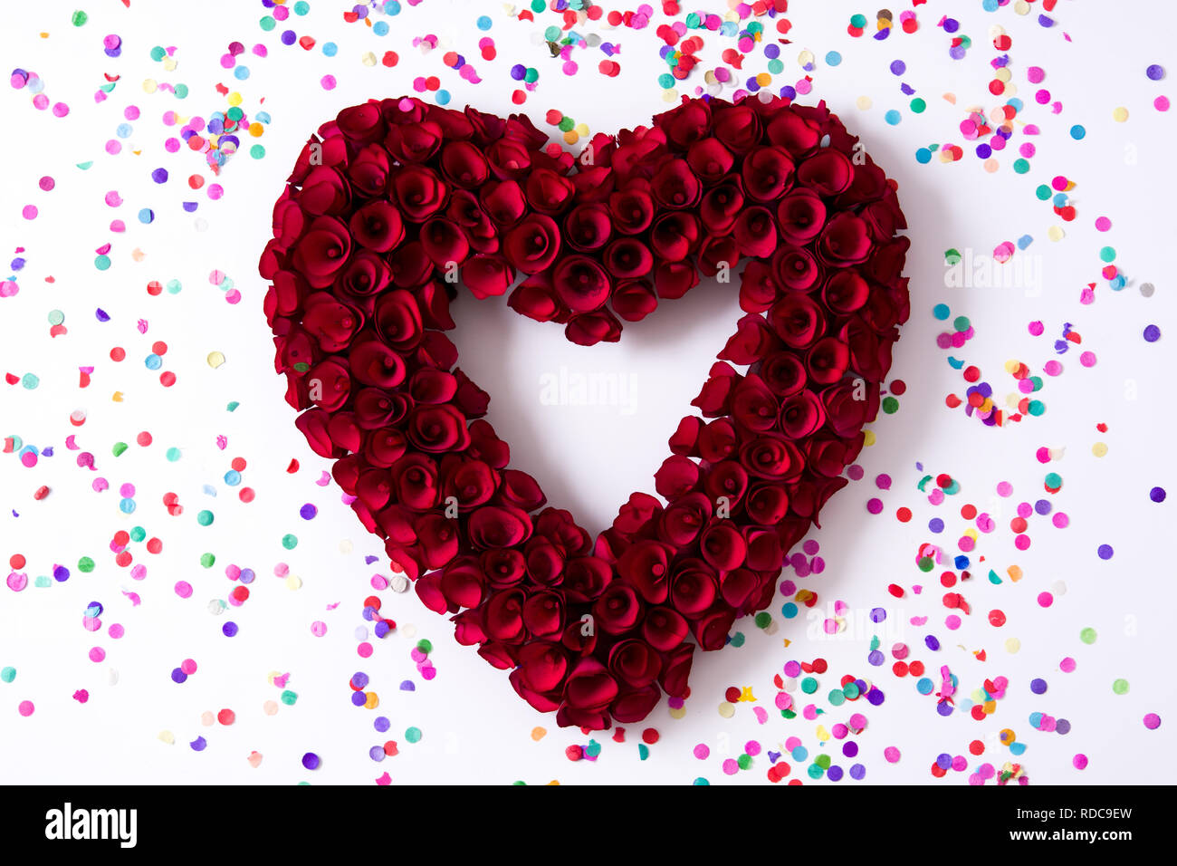 Decorated with confetti hi-res stock photography and images - Alamy