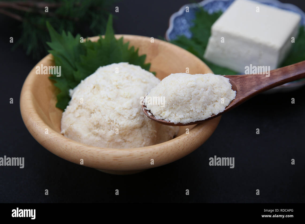 Okara (Soy Pulp Stock Photo - Alamy