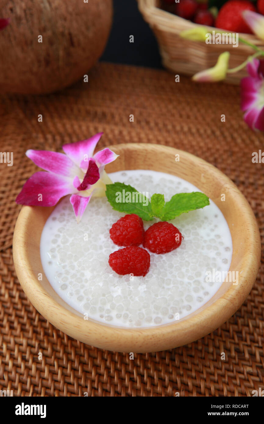 Tapioca with coconuts hi-res stock photography and images - Alamy