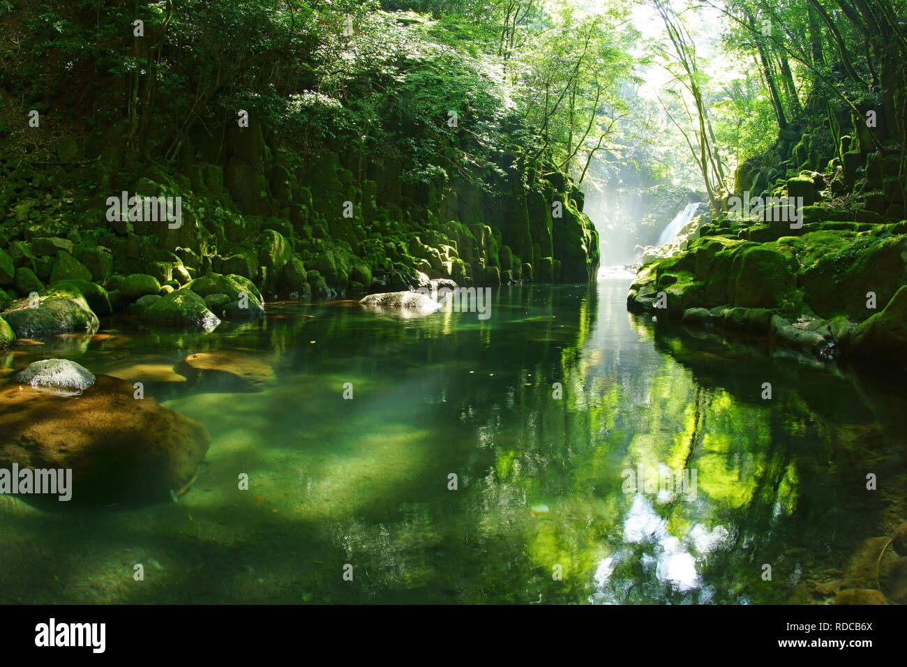 Kikuchi Gorge, Kumamoto Prefecture, Japan Stock Photo - Alamy