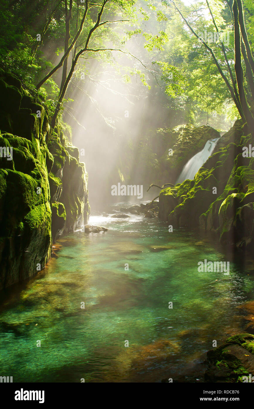 Kikuchi Gorge, Kumamoto Prefecture, Japan Stock Photo - Alamy