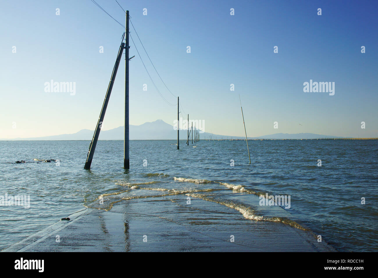 Nagabeta Fishery Tidal Road, Kumamoto Prefecture, Japan Stock Photo - Alamy