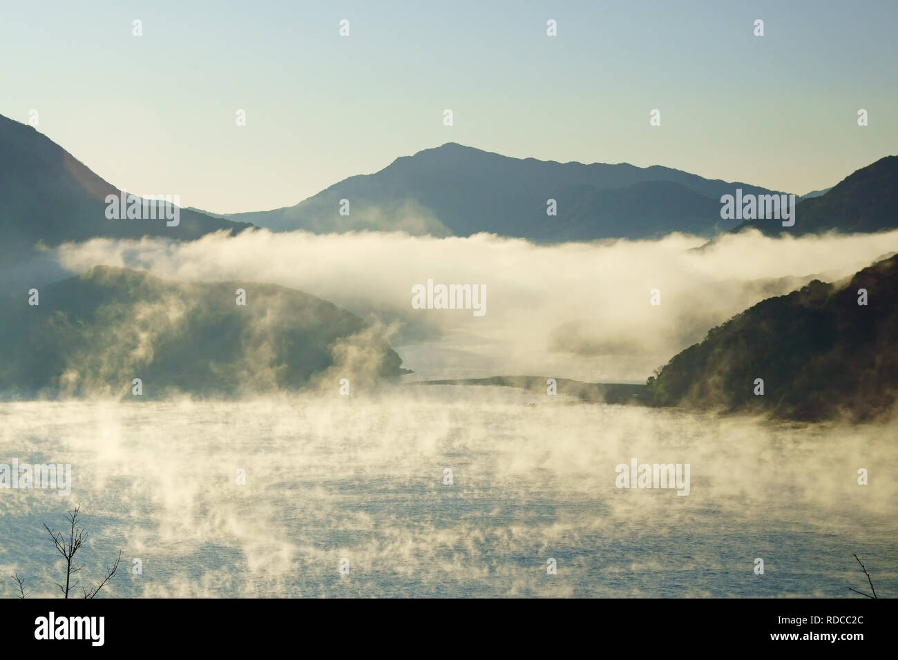 Steam Fog in Amakusa, Kumamoto Prefecture, Japan Stock Photo - Alamy