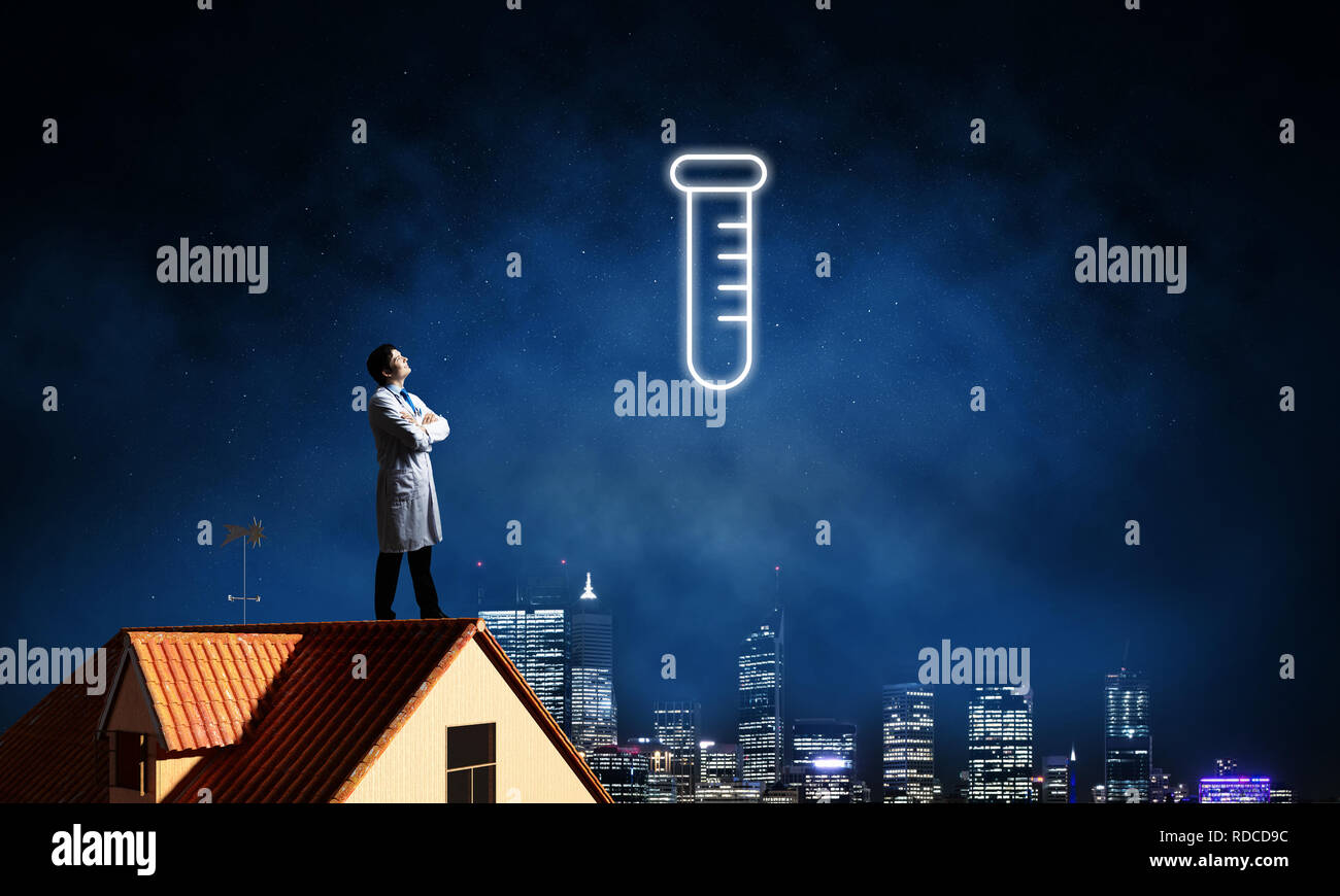 Doctor standing on the roof hi-res stock photography and images - Alamy