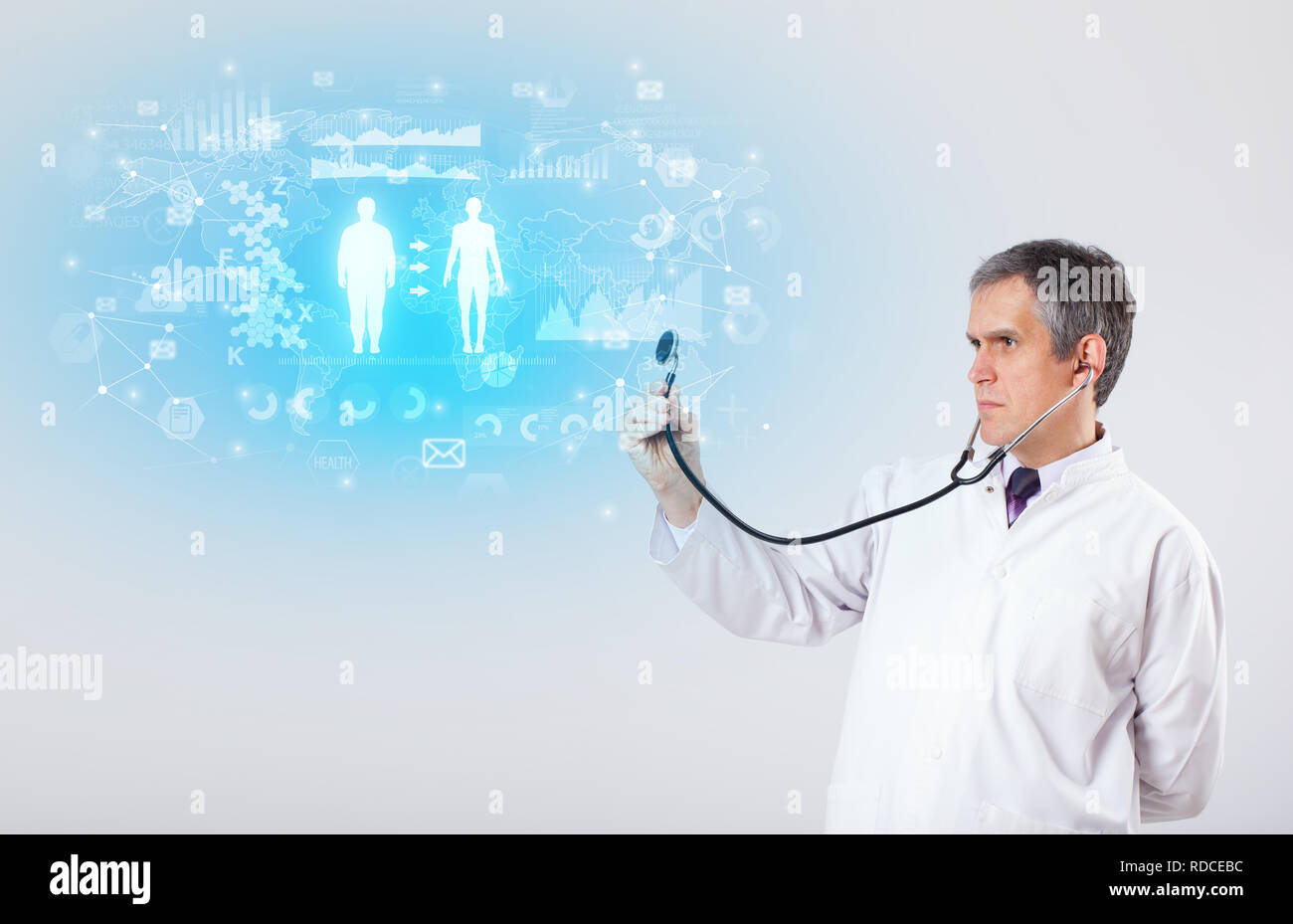 Professional researcher investigate the results Stock Photo - Alamy