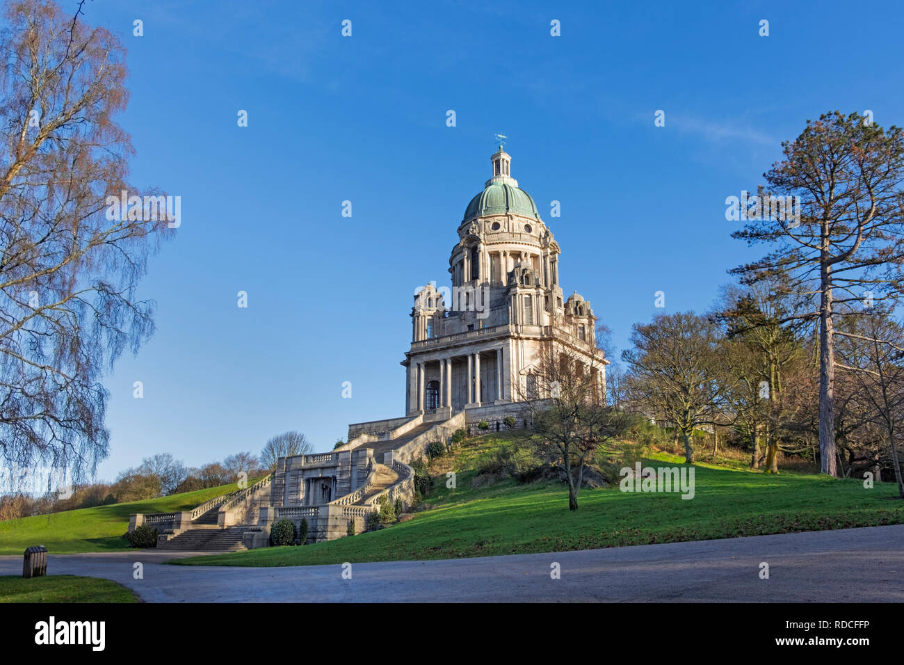 The Ashton Memorial Williamson Park Lancaster Lancashire UK Stock Photo ...