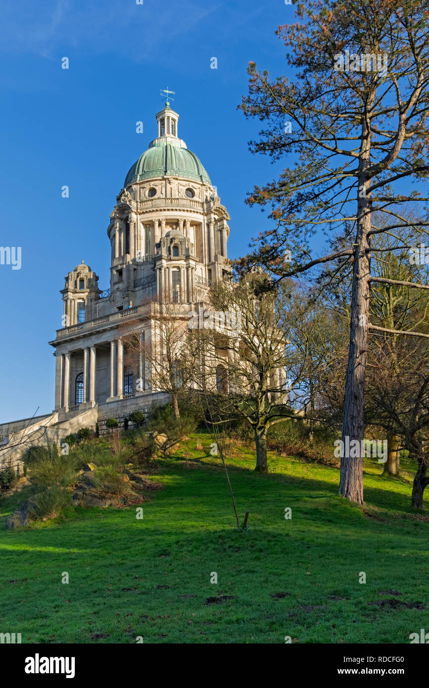 The Ashton Memorial Williamson Park Lancaster Lancashire UK Stock Photo ...