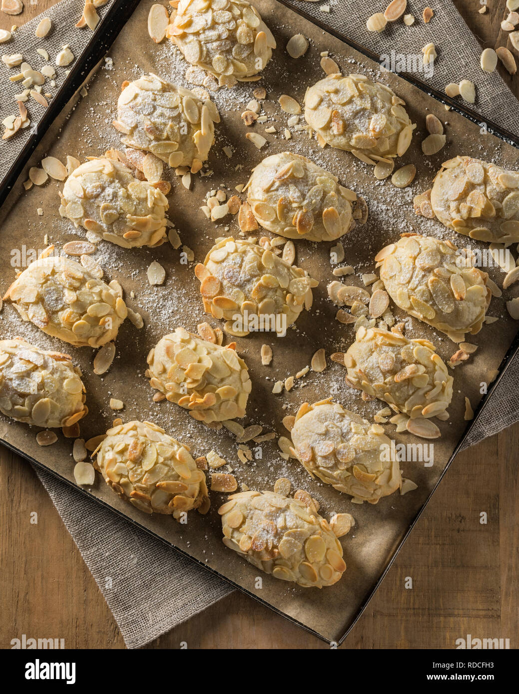 Almondies. Almond cookies Stock Photo - Alamy