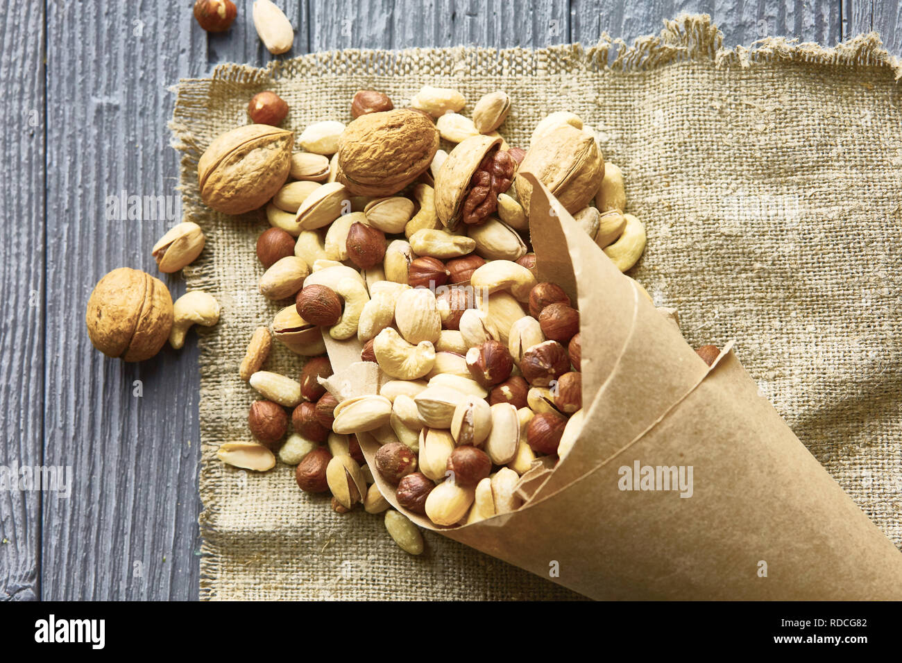 Assortment of nuts hi-res stock photography and images - Alamy
