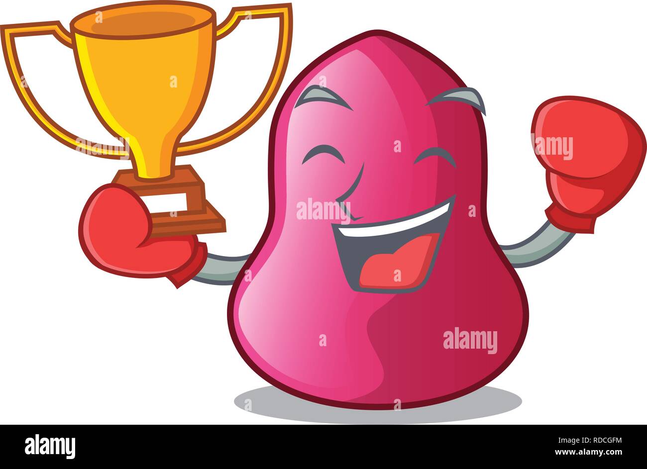 Boxing winner sponge makeuop on the a cartoons Stock Vector Image & Art ...