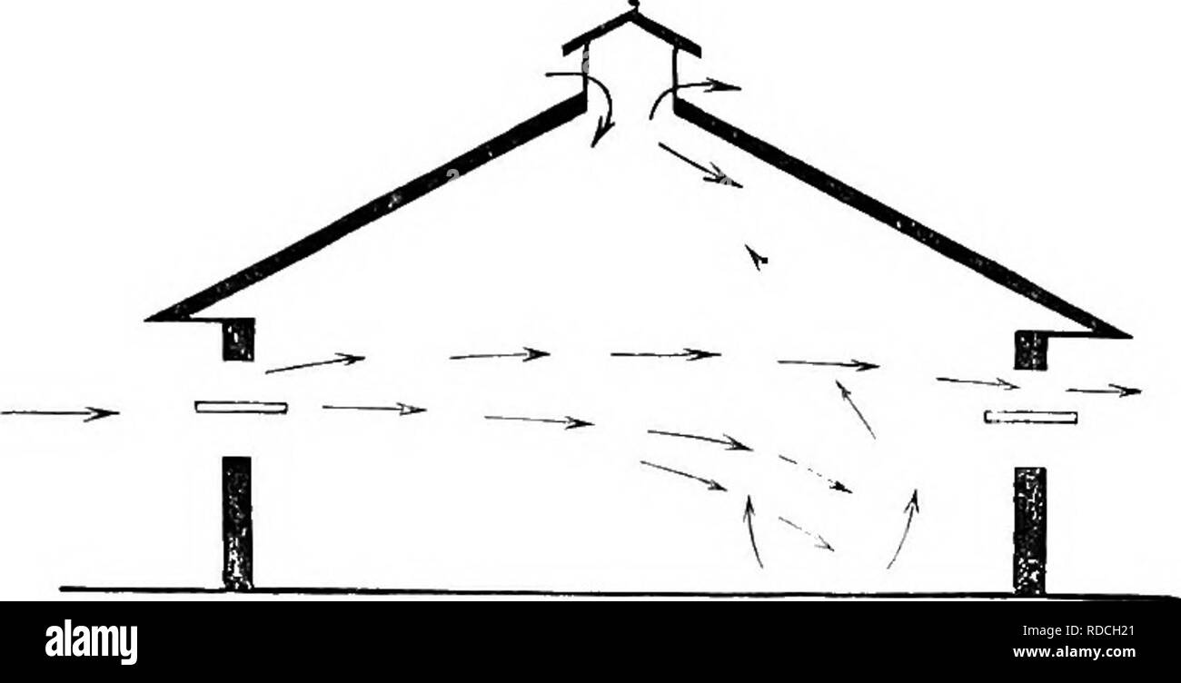 . A manual of veterinary hygiene. Veterinary hygiene. VENTILATION 71 in ...