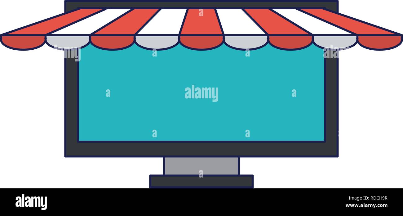 online store computer symbol Stock Vector Image & Art - Alamy