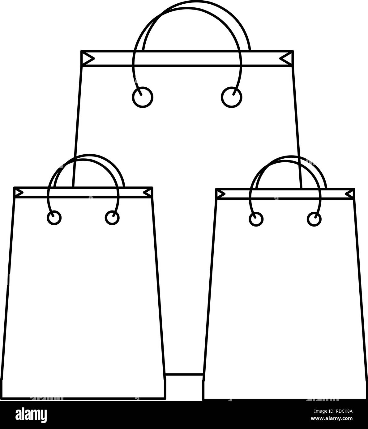 shopping bags collection Stock Vector Image & Art - Alamy