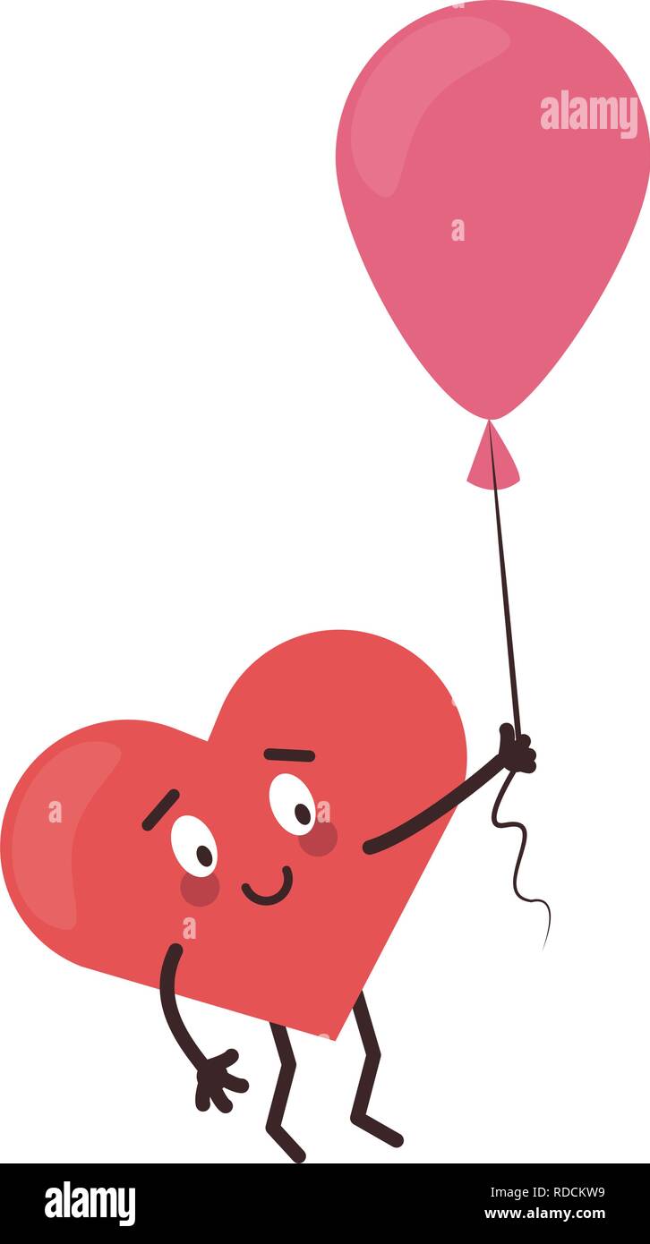 cute heart cartoon Stock Vector Image & Art - Alamy